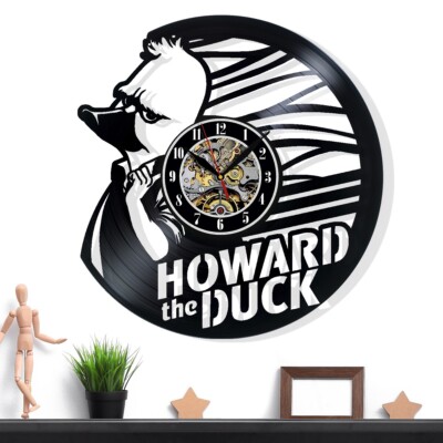 Howard the Duck Vinyl Wall Clock - Decor - Unique Home Accent - Perfect ...