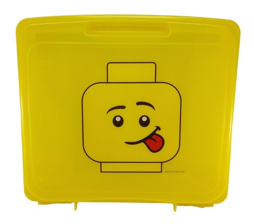 Lego Iris Storage Project Case Suitcase Box Tray Yellow 12x13x3 in. | eBay