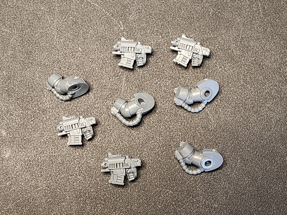 Warhammer 40k Miniatures Dark Angels Terminators Stormbolters x5 Bits ...