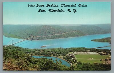 Bear Mountain State Park NY Aerial View from Perkins Memorial Drive ...