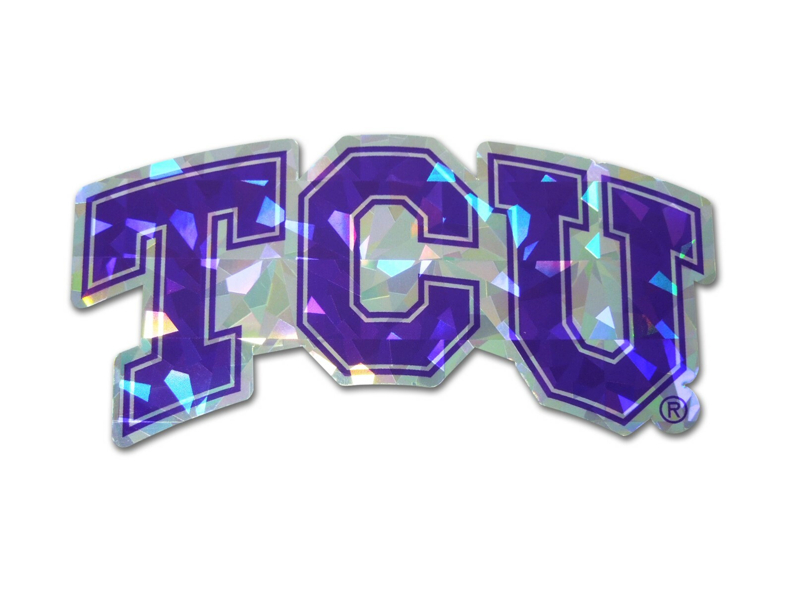 Texas Christian University TCU Color Decal Emblem - Includes two | eBay