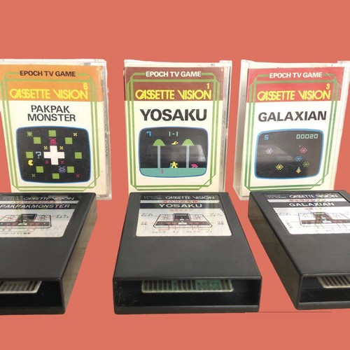 Cassette Vision Epoch TV Game Software Set of 3 Instructions With Case ...