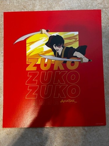 GameStop Zuko Promo Poster Avatar The Last Airbender APR07 | eBay