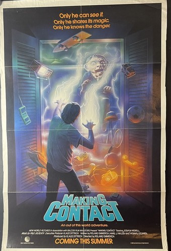 Making Contact (1985) Original Advance Poster Horror Sci Fi Great Shape ...