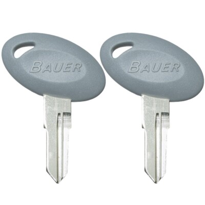 1 Pair (2 keys) Bauer 700 Series RV Trailer Keys 701-760 *Select Your ...