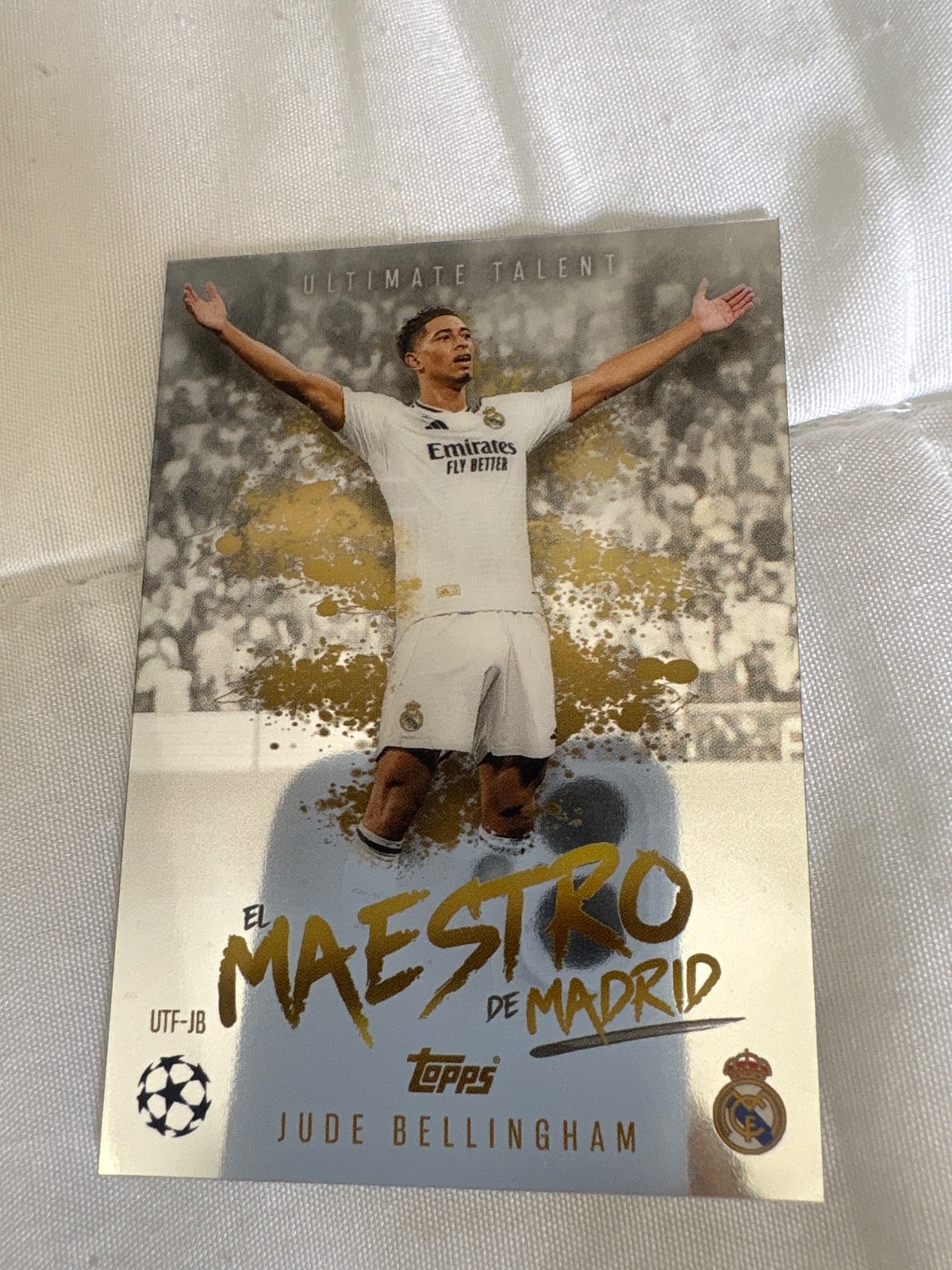 Jude Bellingham Match Attax 24/25 Ultimate Talent El Maestro De Madrid ...
