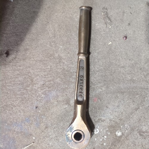 Berylco W-960 Ratchet Wrench Beryllium Non Sparking Safety Socket Vtg ...