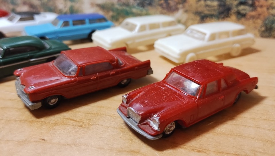 HO SCALE 12 VEHICLES 50'S 60'S 70'S EKO BACHMANN LIFE-LIKE STUDEBAKER ...