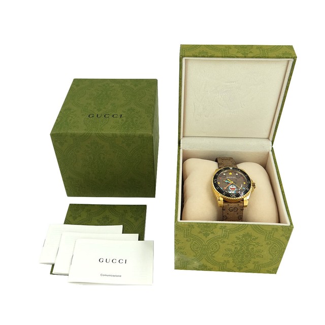 Gucci GUCCI Gucci Dive Doraemon Women YA136335 SS PVD TO5735 for sale ...
