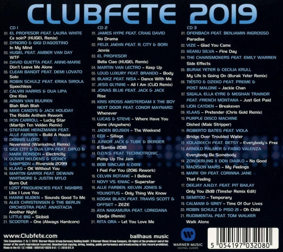 CLUBFETE 2019 (63 CLUB DANCE & PARTY HITS) DIGIPAK 3 CD NEW! | eBay