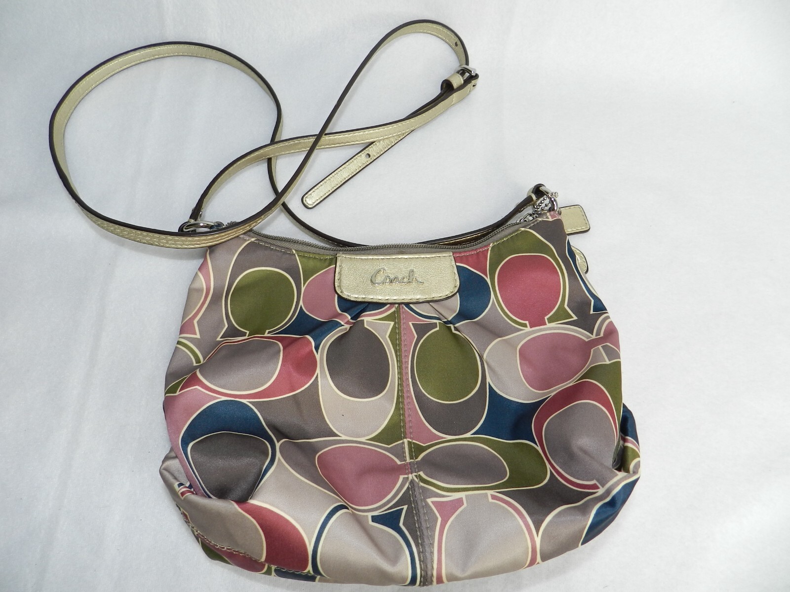 Coach Signature Satin Crossbody - Gem