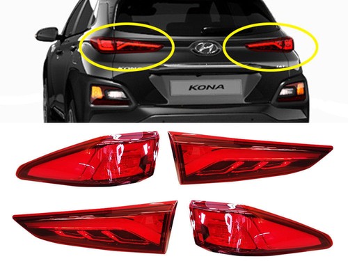 Genuine OEM Rear LED Tail Light Lamp 4pcs Set for 2018-2020 HYUNDAI ...