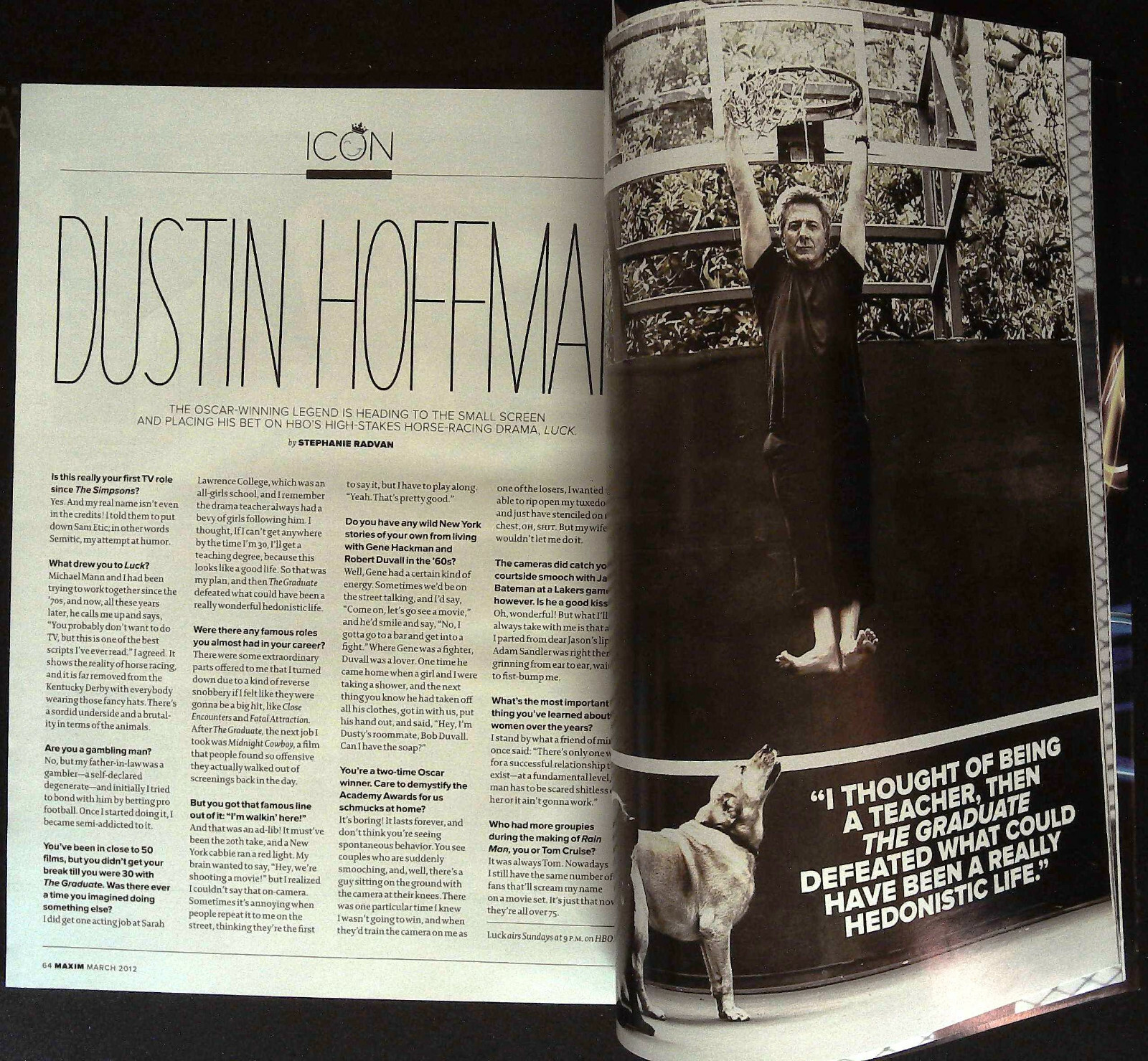 MAXIM US #171 March 2012 The Sexiest Things in America DOMINIQUE ...