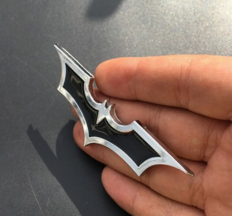 Metal Batman Logo Dark Knight Mask Car Motorcycle Emblems Badge Decal ...