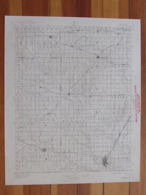 Caldwell Kansas 1941 Original Vintage USGS Topo Map | eBay