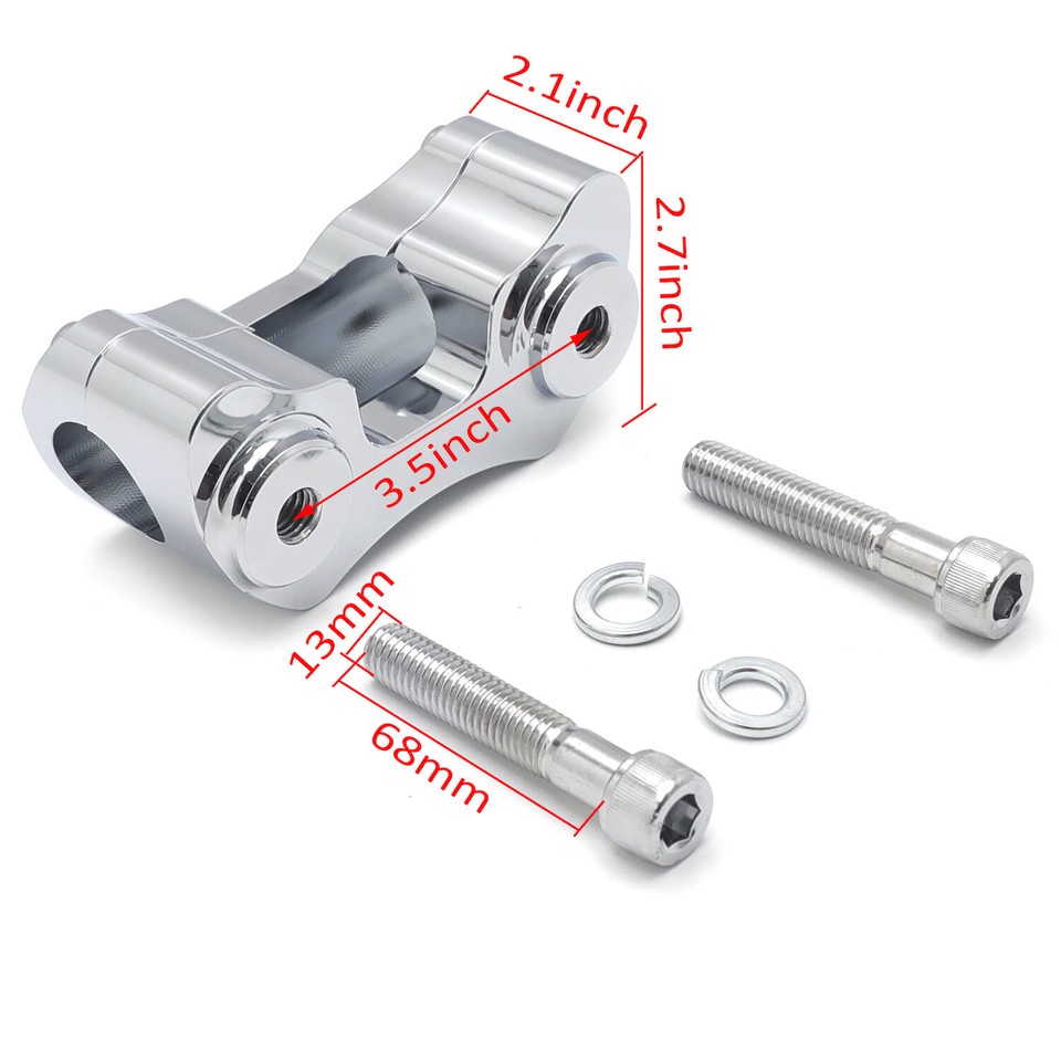 Handlebar Risers For 1.25“ Diameter BarsHarley Road King 1997& Up ...