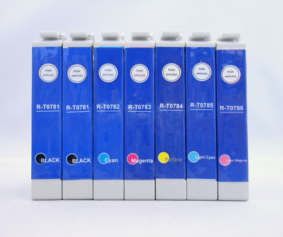 T0781-T0786 Ink Cartridge for Epson Stylus R380 R280 R260 RX680 RX595 ...