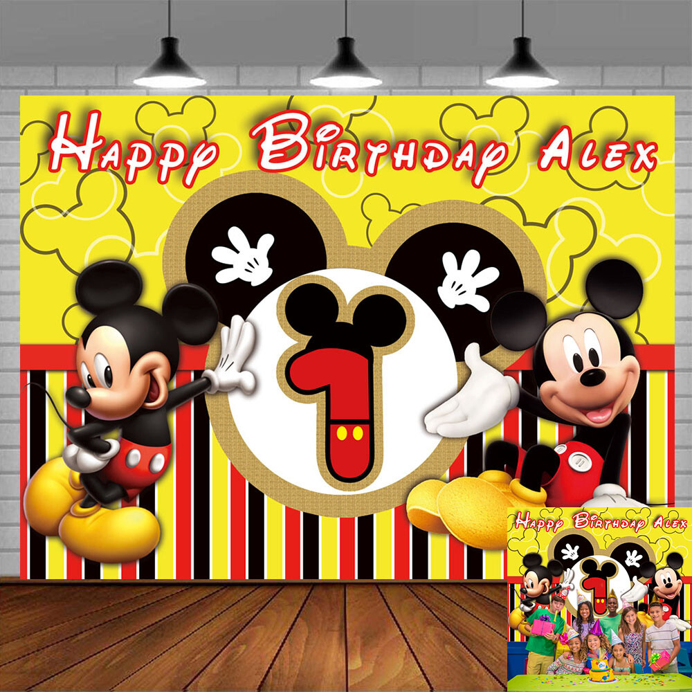 Custom Mickey Mouse Banners