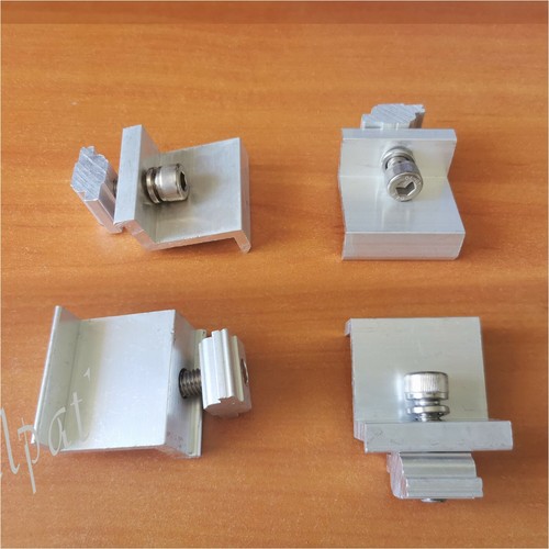 4x Solar Panel End Clamp Clenergy 40mm PV-ezRack ER-EC-ST40 +Z Module ...