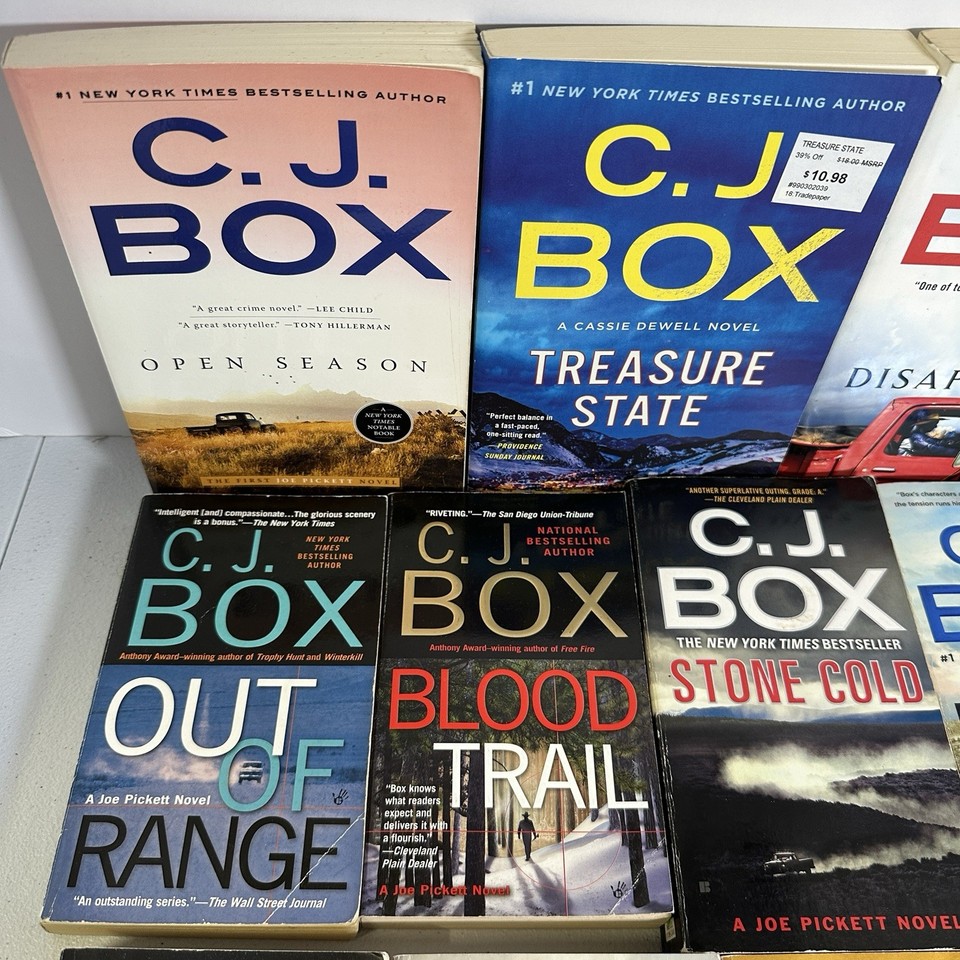 C.J. Box - Book Lot - Joe Pickett Series | eBay