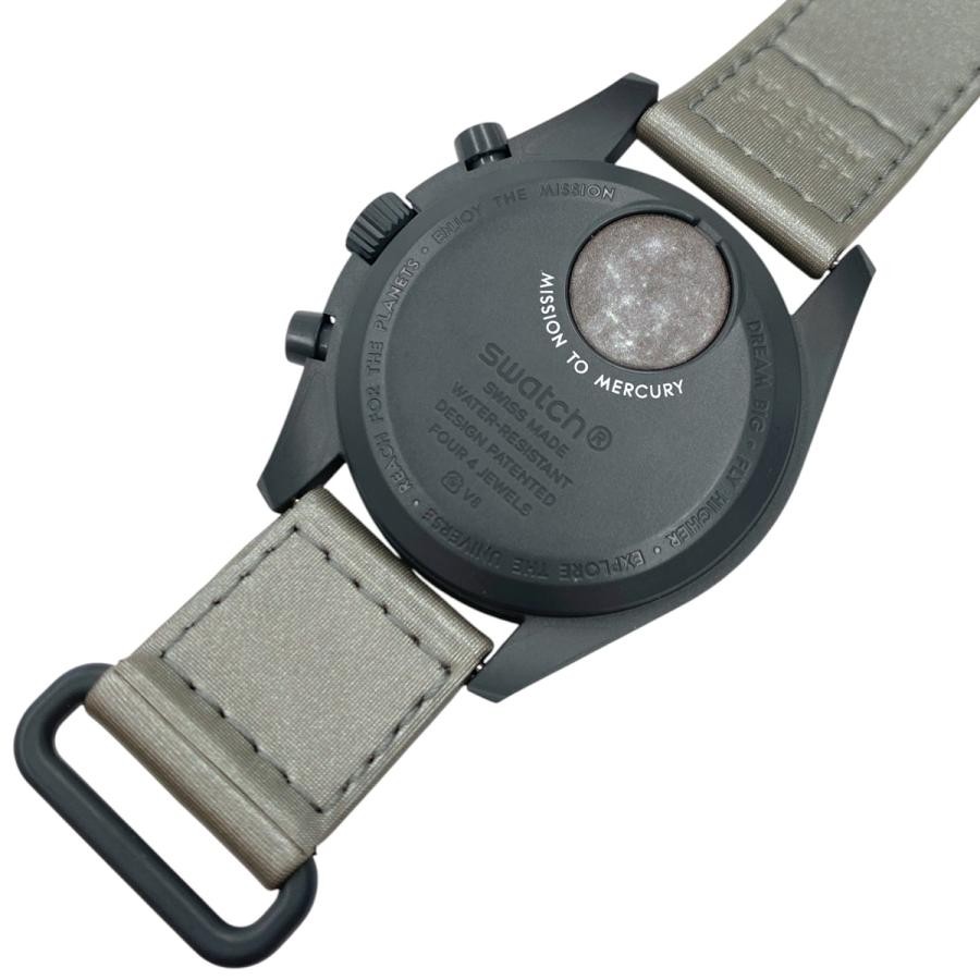 Omega Swatch Speedmaster Moonwatch Mission to Mercury Quartz Gray Watch ...