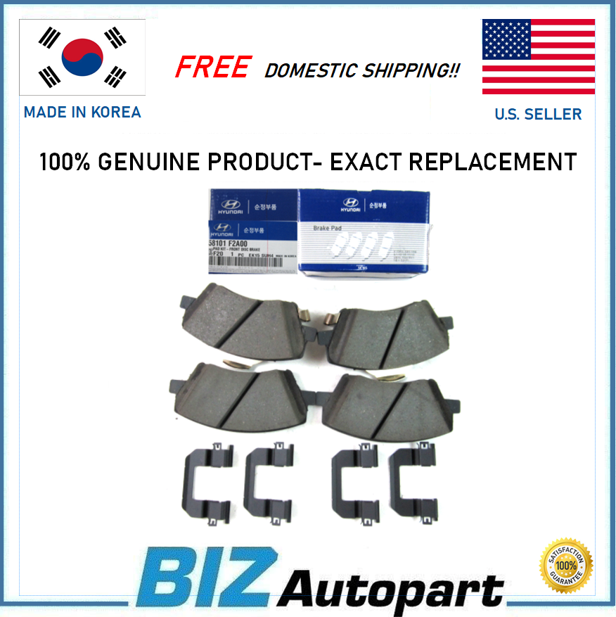 Genuine Disc Brake Pad Set for 2017-2020 Hyundai Elantra W/O SPORT ...