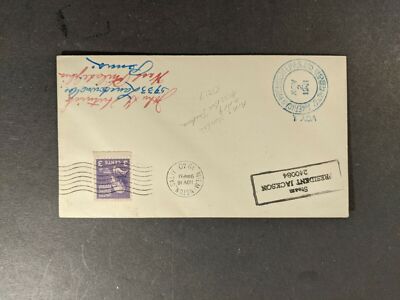 1940 SS President Jackson Cover Wilmington CA to Philadelphia PA | eBay