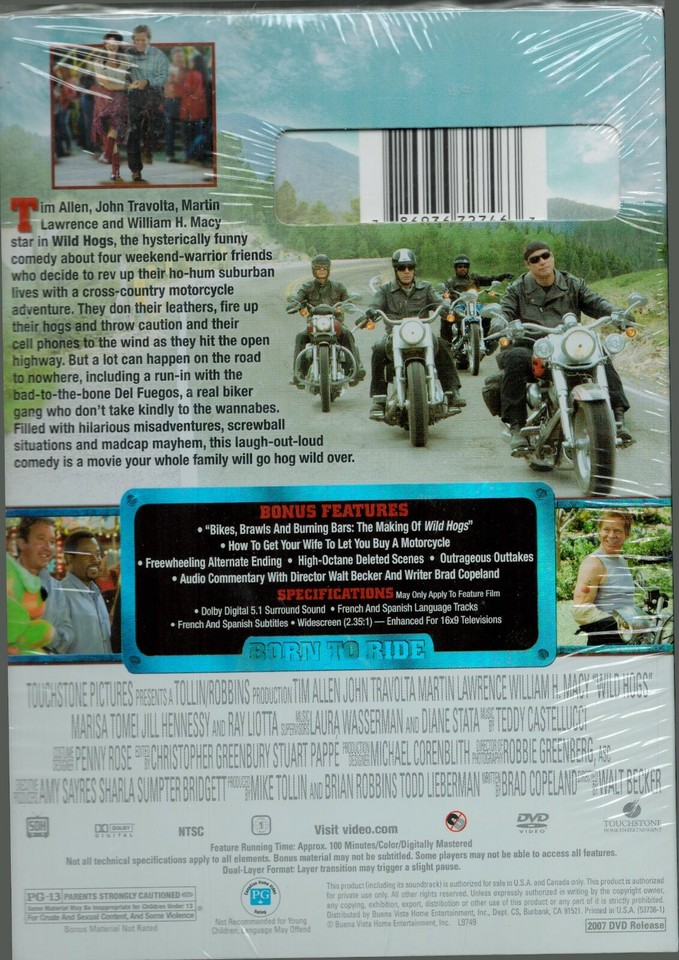 Wild Hogs (DVD, 2007) 786936727463| eBay