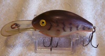 VINTAGE REBEL DEEP MINI R LURE 4/30/20P 2-1/2" RATTLER BROWN ORANGE | eBay