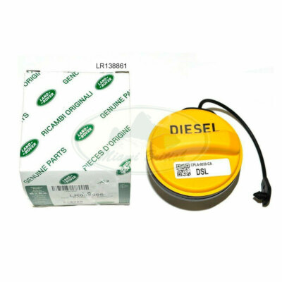 LAND ROVER DIESEL FUEL CAP RANGE LR3 LR4 RR SPORT EVOQUE LR181510 OEM ...