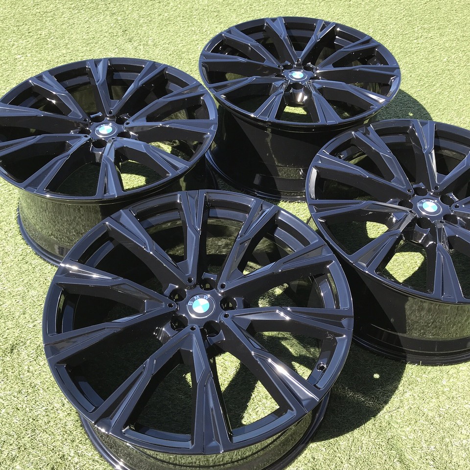 2022 BMW X7 G07 758 OEM Stock Factory Rims Wheels Black 22 | 10.5 ...