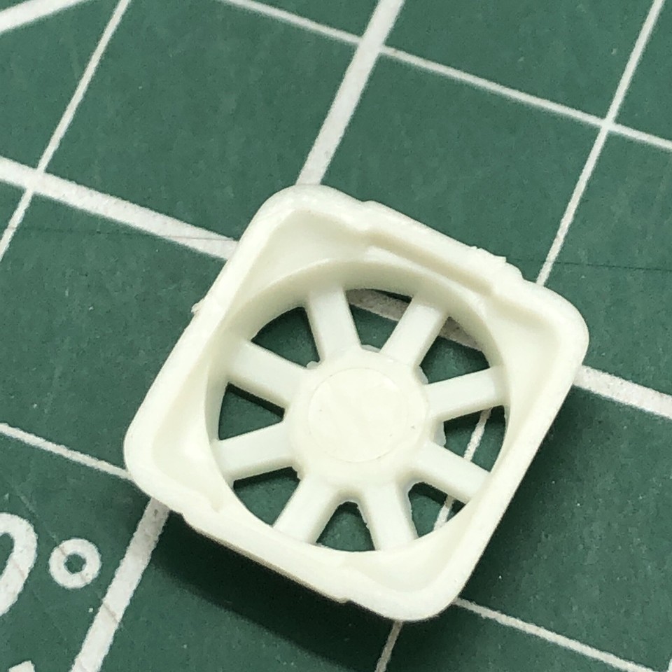 White Electric Fan Drag Race Gasser Hot Rod Stock Car 1:24 RVL LBR ...