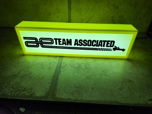 Team Associ Large LED Light Up Sign. Ready To Be Used, 3d Printed, RC10 ...