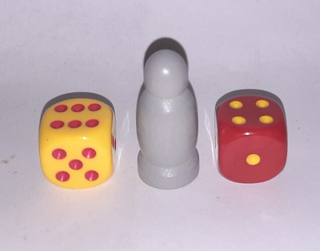 Settlers of Catan 3071 game Replacement Parts Pieces-Robber Pawn Red ...