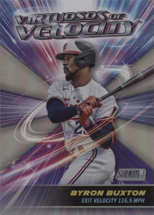2024 Topps Stadium Club - Virtuosos of Velocity Byron Buxton #VV-10 for ...