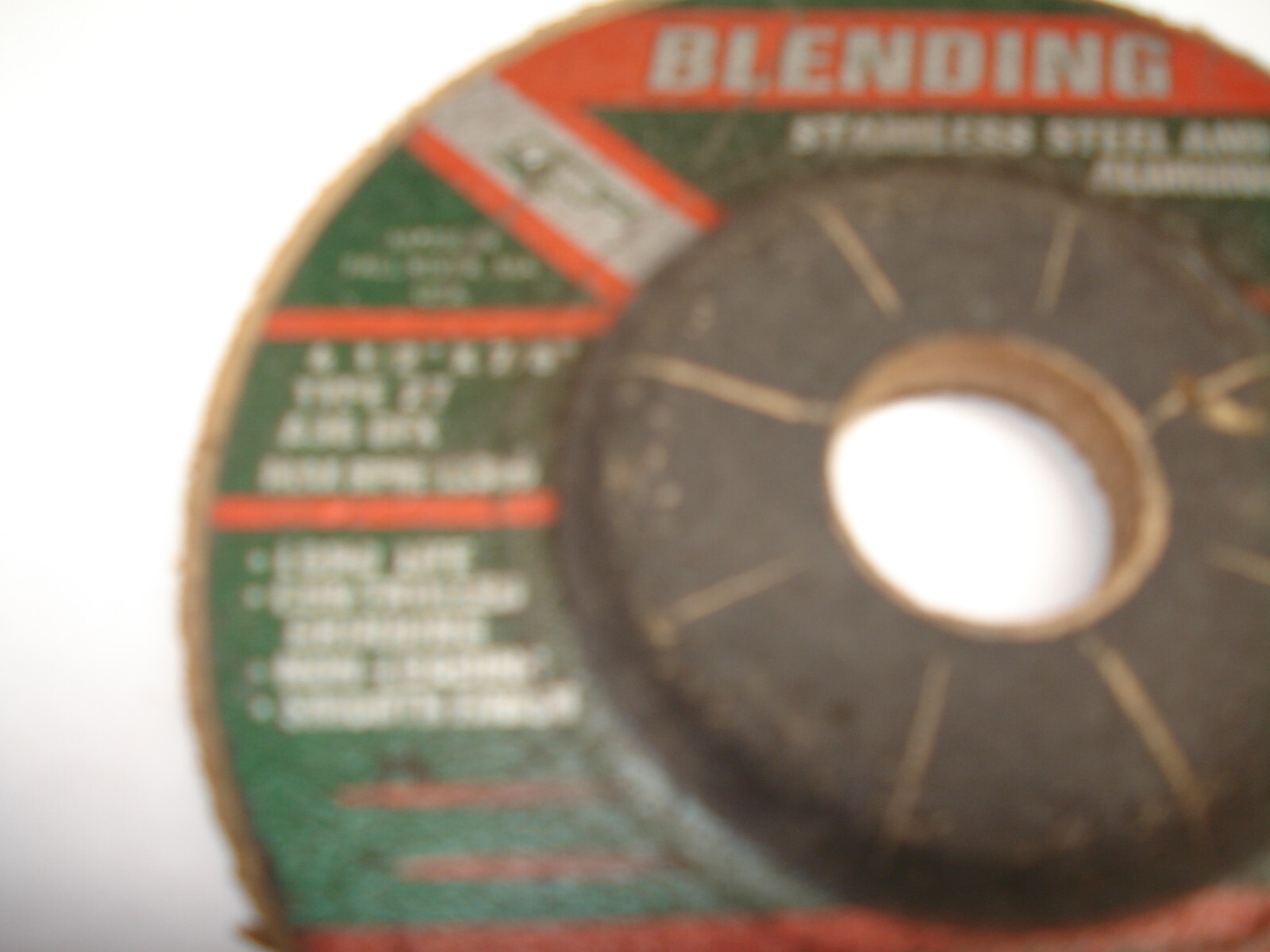 2 Rex-Cut Type 27, A36 GFX,4 1/2 X 7/8 Stainless & Aluminum Blending ...