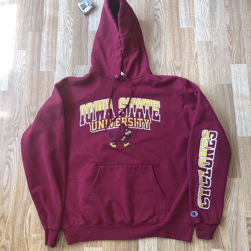 Iowa State University Hoodie Mens SMALL Womens MED Champion Cyclones Cy ...