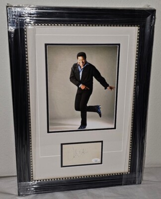 Chubby Checker vintage signed card Autographed professionally framed ...