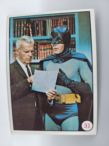 VINTAGE 1966 TOPPS BATMAN BATMAN & COMMISSIONER GORDON #31 TRADING CARD | eBay