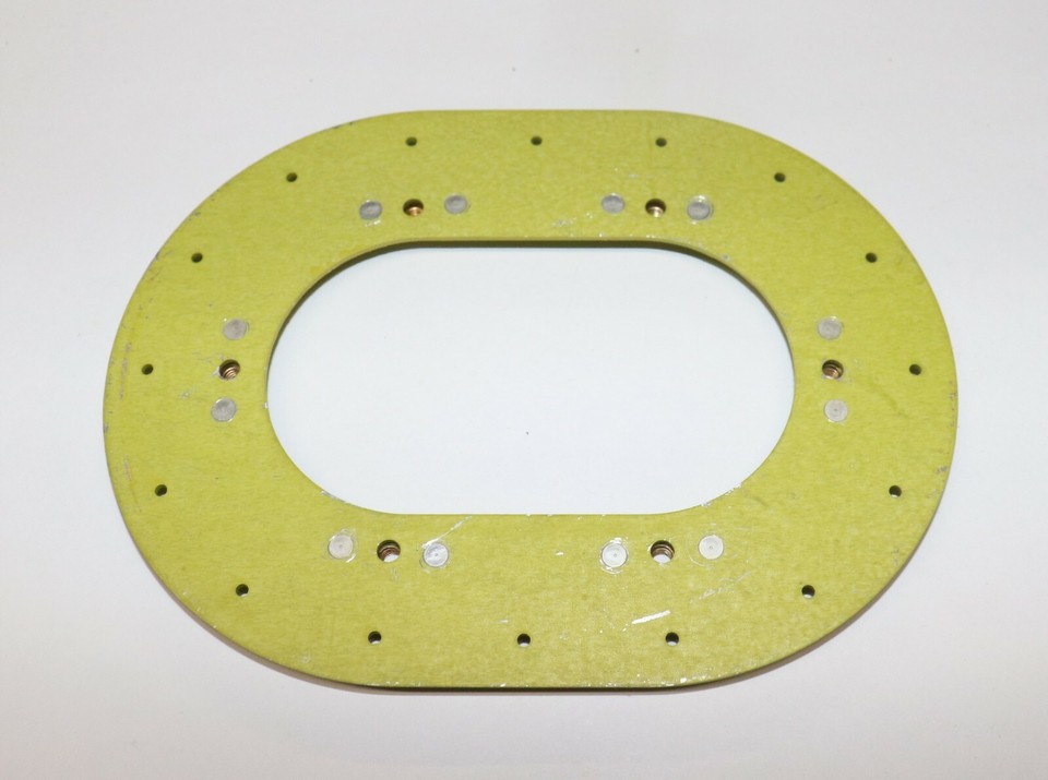Piper Aircraft Inspection Doubler Plate with Nut Plate, 6.5 x 4.75 ...