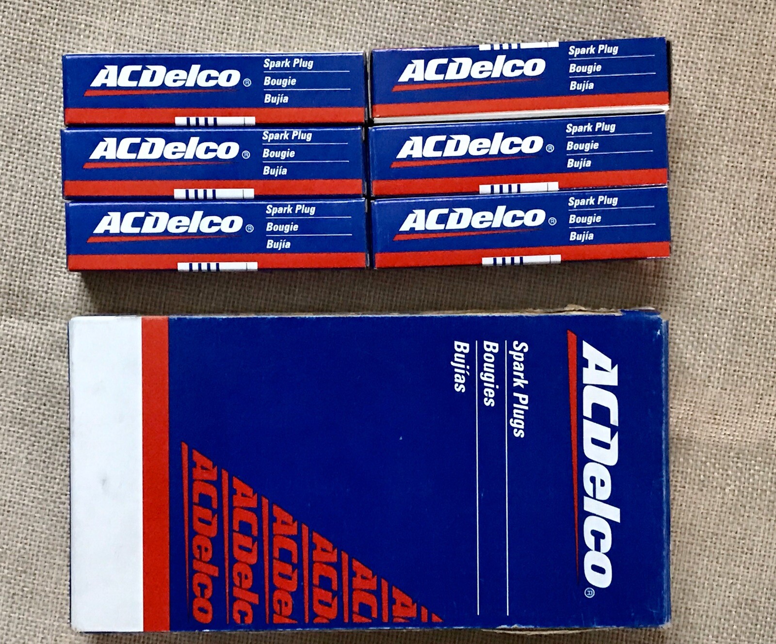 AC Delco Spark Plugs R44LTS~Set of 6 ~New in Pkg | eBay