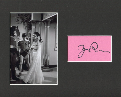 Ziva Rodann Batman Villain Nefertiti Rare Sexy Signed Autograph Photo ...