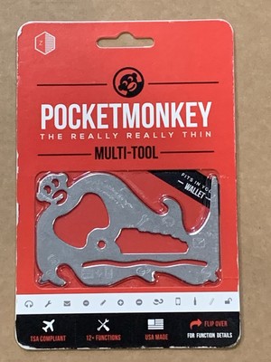 New Zootility Pocket Monkey Multi-Tool Thin Multi Tool. TSA Compliant ...