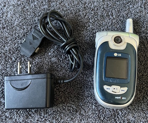 LG VX8100 - Blue and Silver ( Verizon ) Very Rare Cellular Flip Phone ...