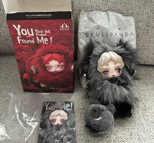 SKULLPANDA You Found Me! Series Plush Doll Pendant Secret Buddy Doggie ...