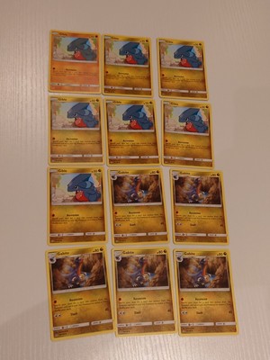 Pokémon TC: The Evolution Line Of Dragon/Ground Type Pokémon Gible 12 ...