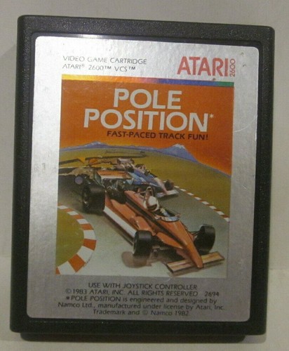 Atari 2600 Silver Label Pole Position Catridge Only | eBay