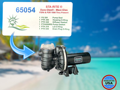 P2RA & P2R DuraGlas 65054 - O-Ring Replacement Rebuild Kit For 1998 Sta ...