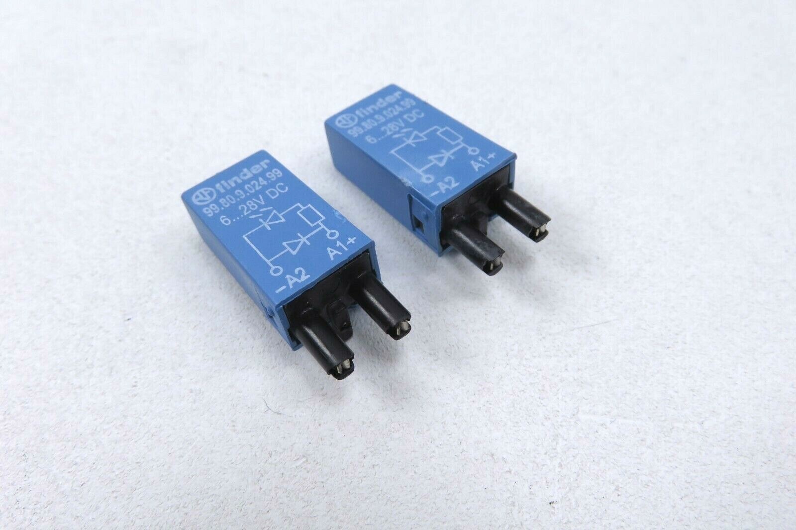 Lot of 2 Finder 99.80.9.024.99 Relay Accessory, Coil Indication | eBay