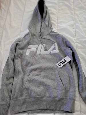 FILA HOODIE SWEATSHIRT WITH POCKETS & LOGO === NEW WITH TAGS (LARGE) | eBay